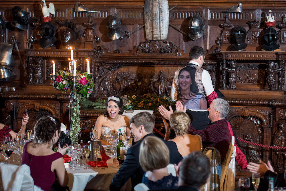 Chelsey and James - An Elegant, Christmas Wedding at Warwick Castle ...