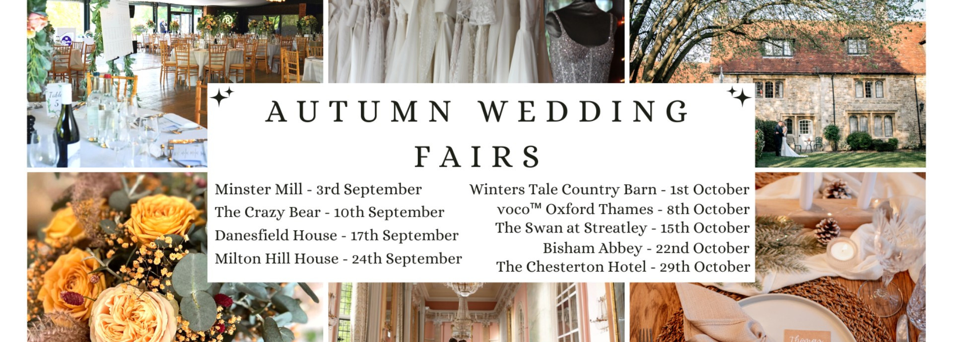 Wedding Fairs Organised by Guides for Brides in 2023 | Guides for Brides